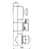 ESBE | GBA200, Circulation unit, Bivalent function